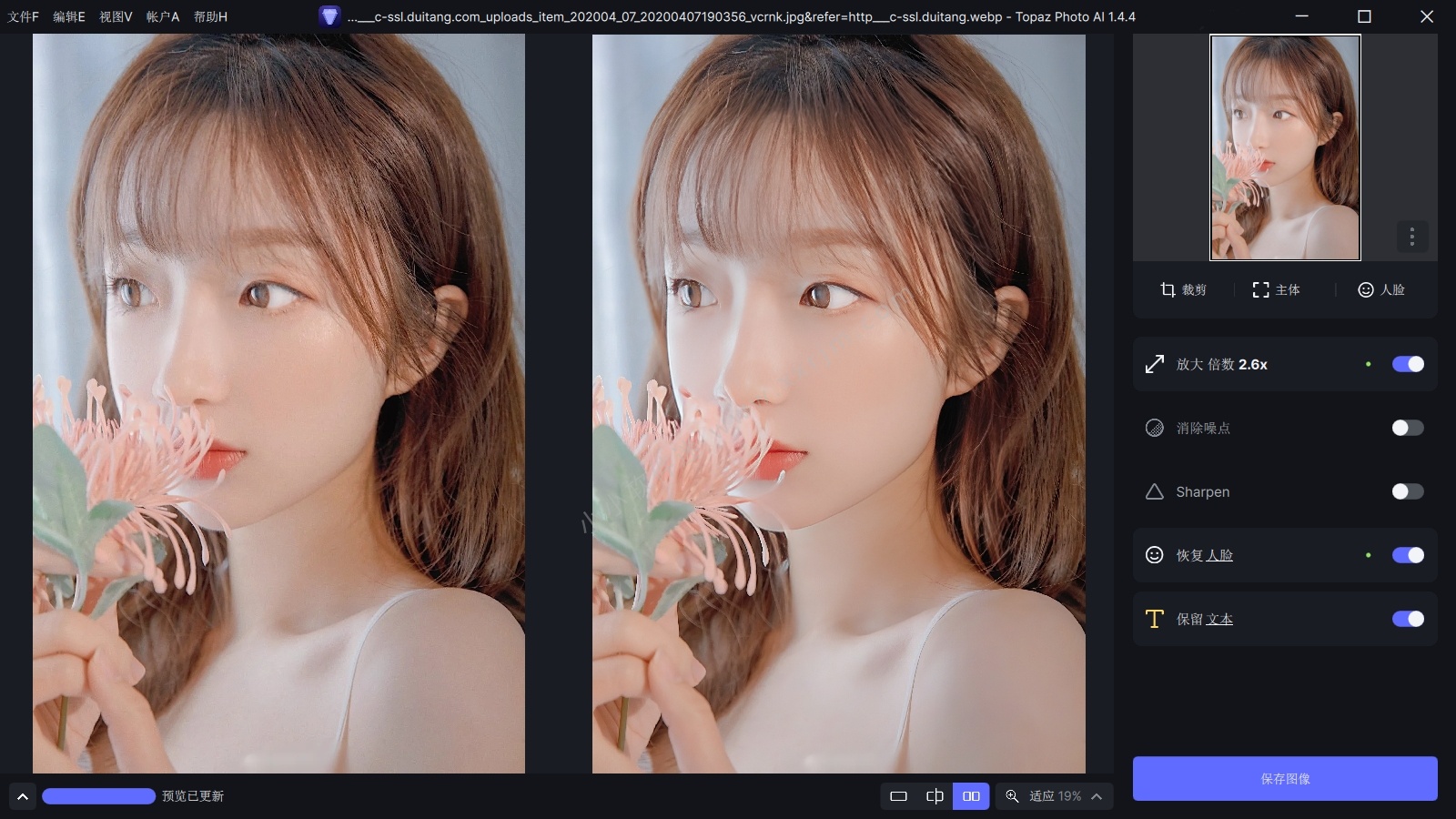 Topaz Photo AI v1.4.4 中文汉化免安装便携版+中文安装版-小小软件迷